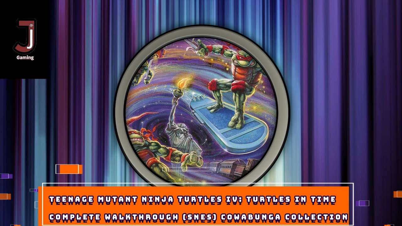 Teenage mutant ninja turtles 4 Turtles in time walkthrough SNES ...