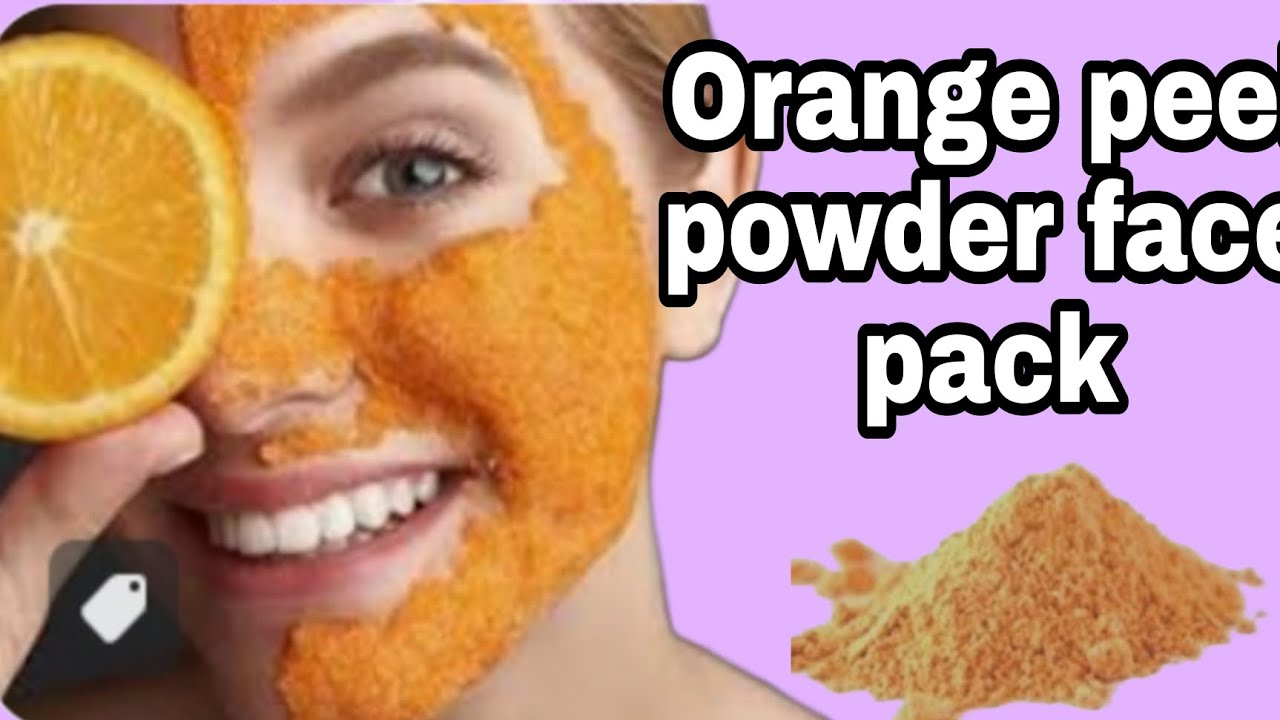 Orange peel powder face pack at home || DIY Orange peel pack || glowing ...