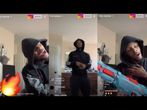 Toosii playing unreleased music and singing on Instagram live 🔥🎶 *MUST ...