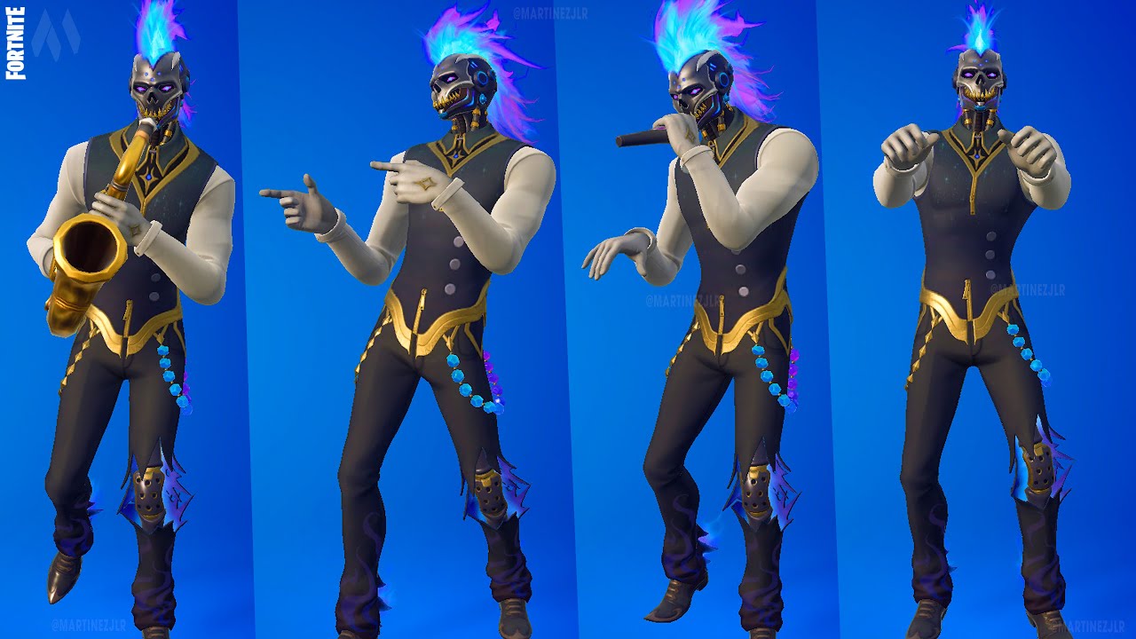 TOP Mejores Bailes Skin RENZO EL DESTRUCTOR Fortnite | Top Emotes ...