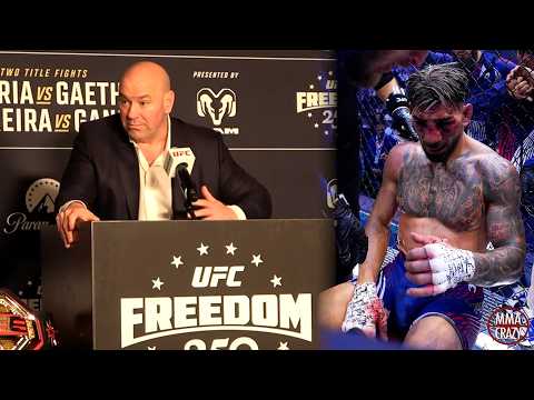Dana White provides update on Ilia Topuria after his loss to Justin Gaethje at UFC Freedom 250