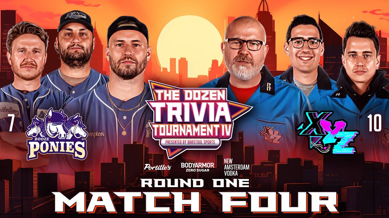 7-Booze Ponies vs. 10-Gen XYZ | Rd 1, Match 4 - The Dozen Trivia ...