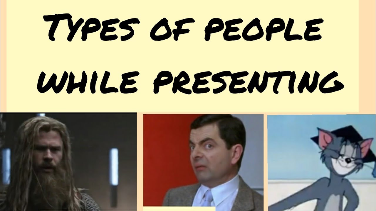 Types of people when they give presentation memes - YouTube