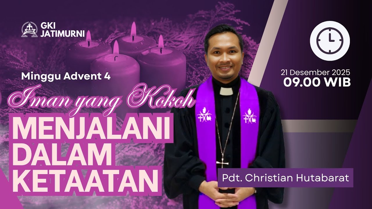 Ibadah Minggu Advent 4 Minggu, 21 Desember 2025 - YouTube
