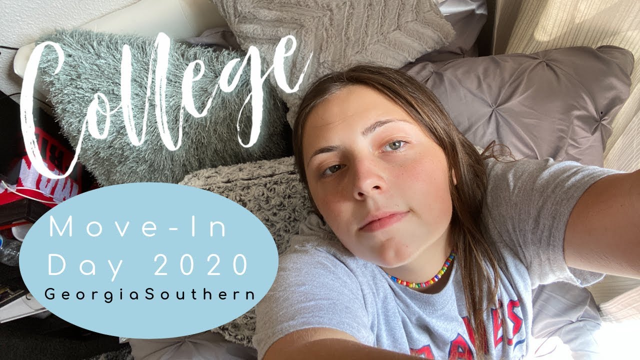 college MOVE-IN day in EV at Georgia Southern | Morgan Kieffer - YouTube