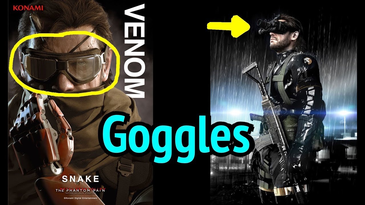 Big Boss Motorcycle Goggles and NVG in MGSV: Phantom Pain (Metal Gear ...