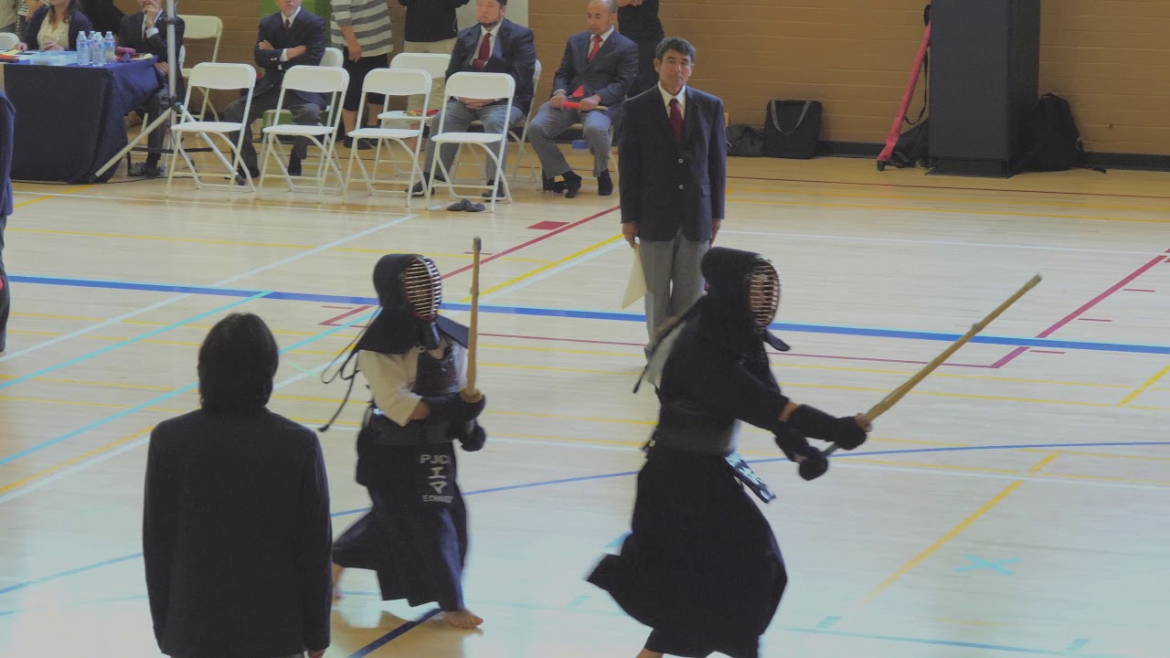 2018 Nisei Week Kendo Tournament: Woman’s Kyu, Match Six - YouTube