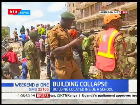 The death toll rises to three after a building collapses at Huruma ...