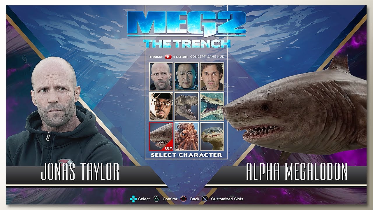 Megatooth Shark vs Human with Healthbars - YouTube