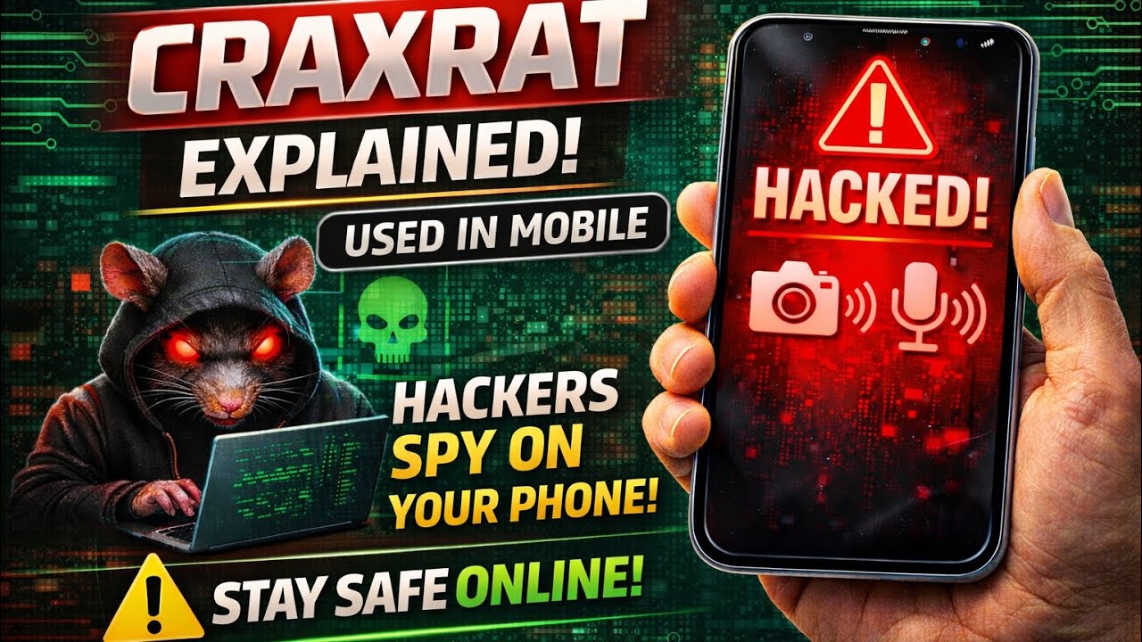 CraxRAT Explained p-2 🗿 | How Hackers Spy on Phones & How to Stay Safe ...