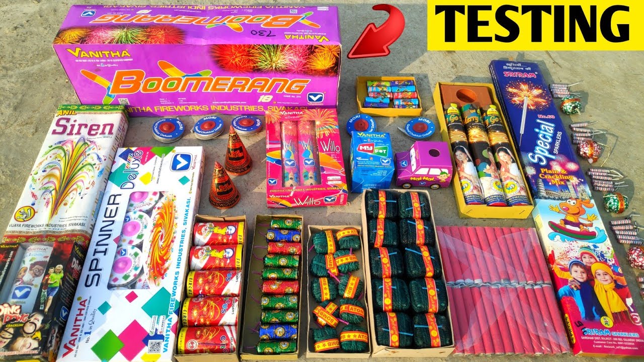 अलग-अलग Cracker Testing 2020 | Testing Diwali Crackers 2020 | New ...