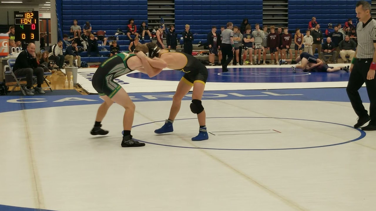 Aidan Sprague (East Noble) pins Briar Munsey (Eastside) - YouTube