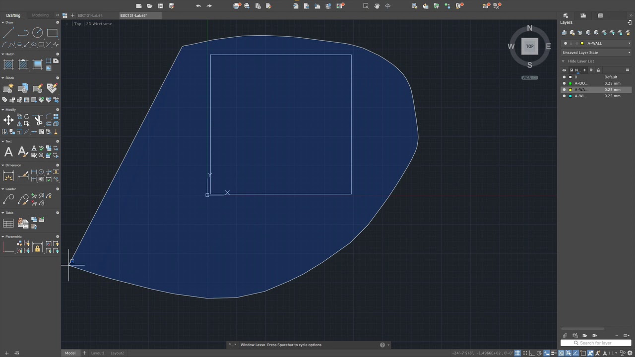 Engineering Graphics-AutoCAD Lab#5 (Layers) - YouTube