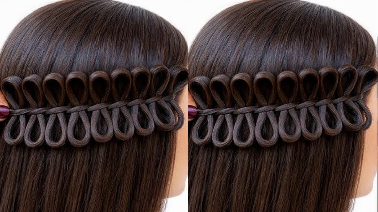 Very Easy Hairstyle Step By Step | New Hairstyle For Girls | Simple ...