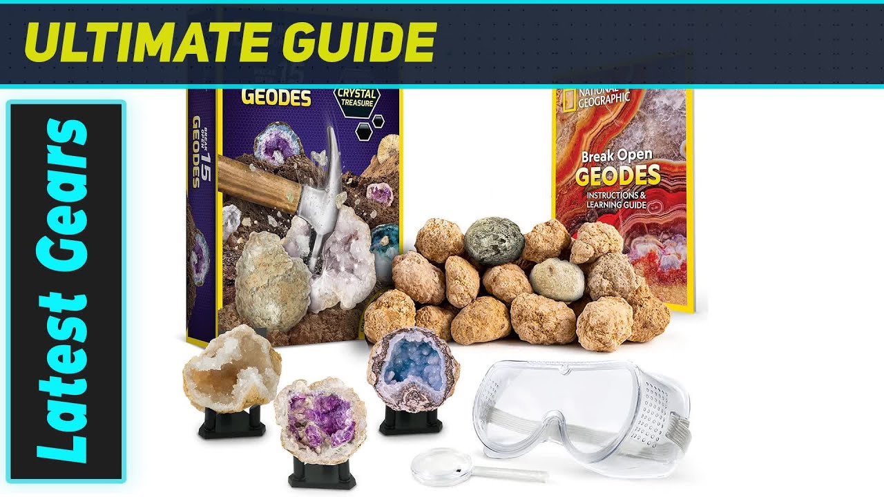 Unlocking Crystal Treasures! National Geographic Geode Kit - BEST STEM ...