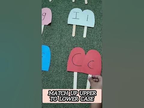 Alphabet Popsicle Activity|Match Upper case and Lower case Letters# ...