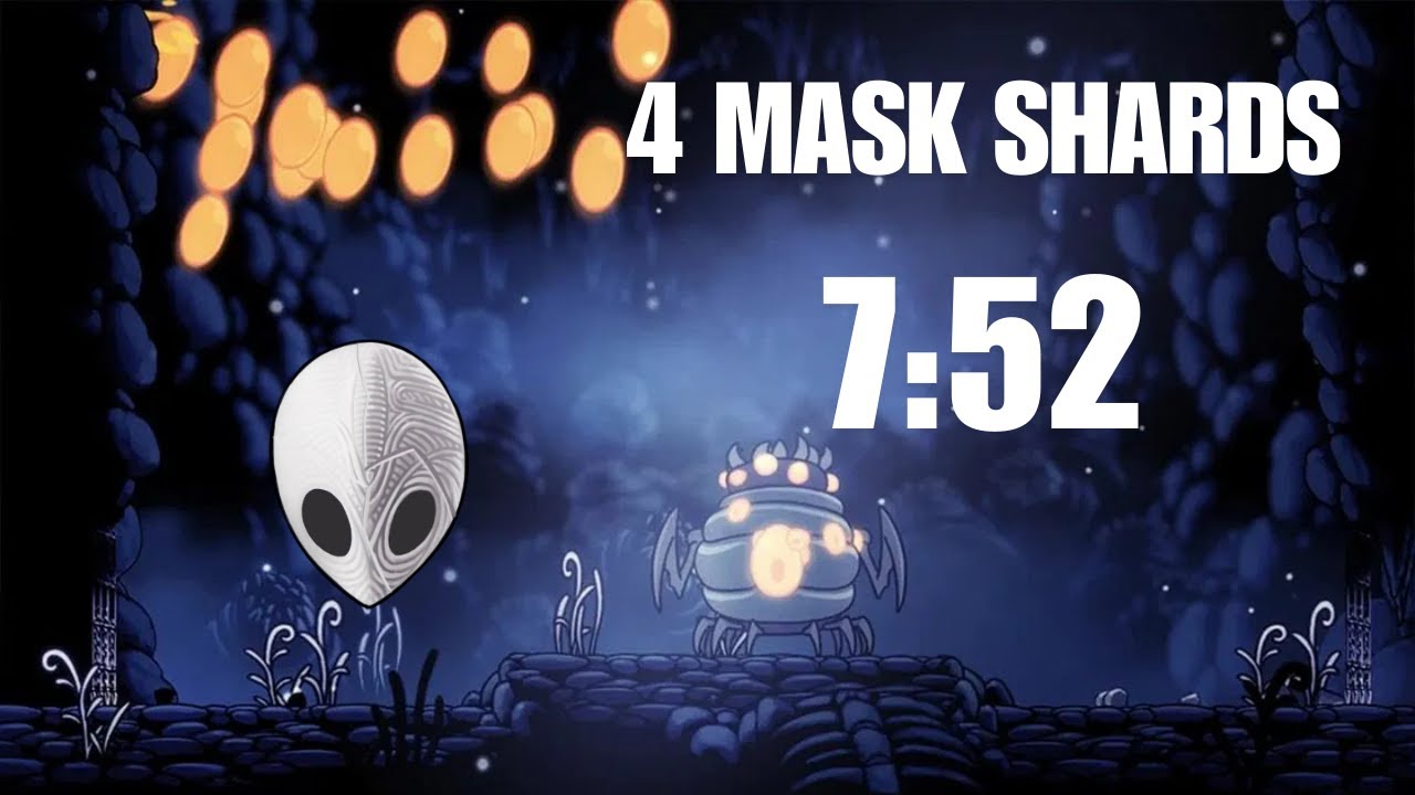 Hollow Knight 4 Mask Shards PB - 7:52.32 (1.2.2.1) - YouTube