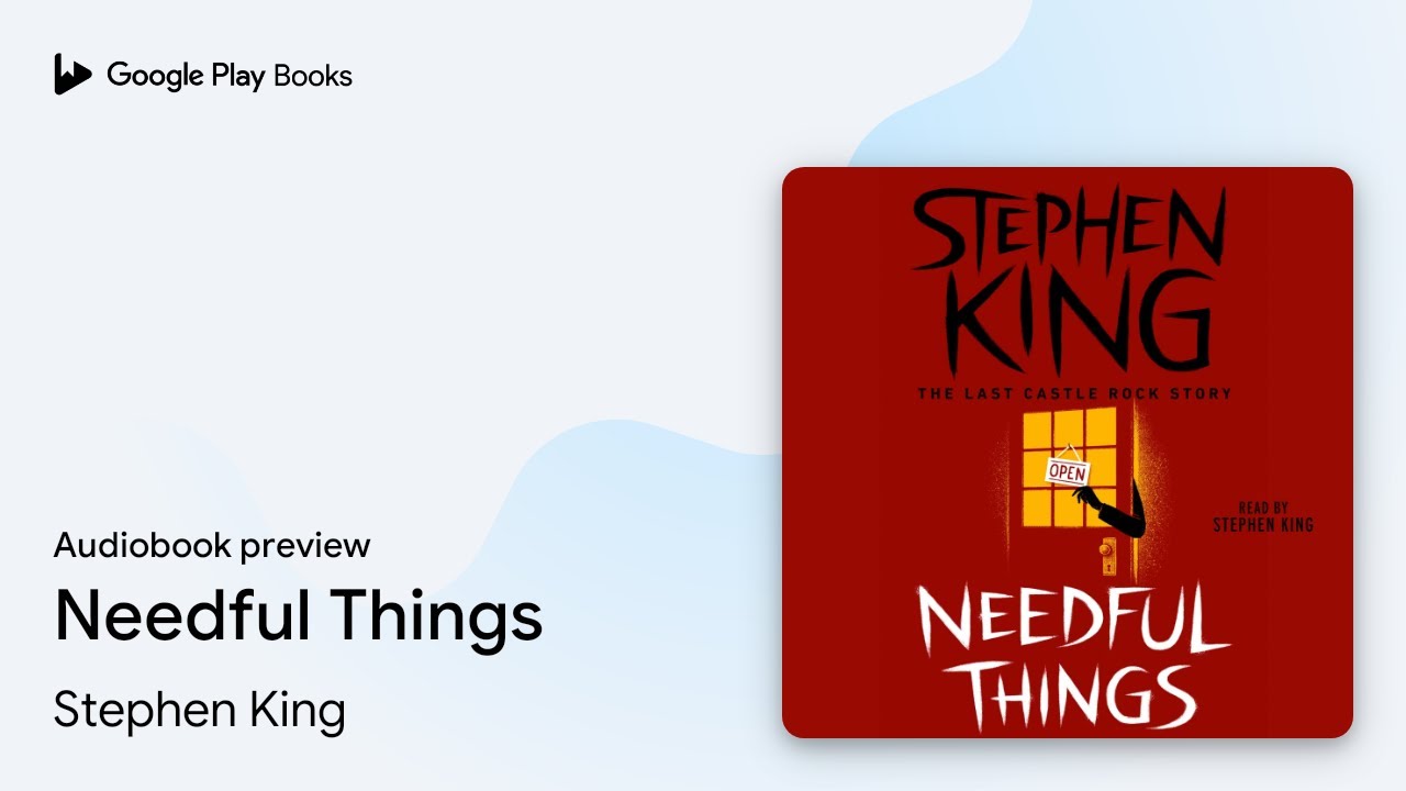 Needful Things by Stephen King · Audiobook preview - YouTube