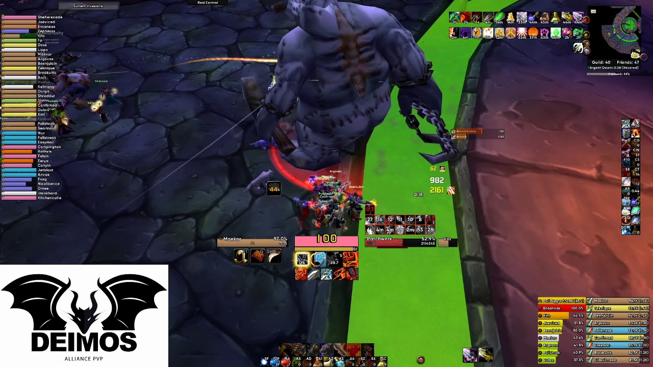Deimos vs Patchwerk - 1834 DPS Fury Warrior PoV - 12/15/2020 Naxxramas ...