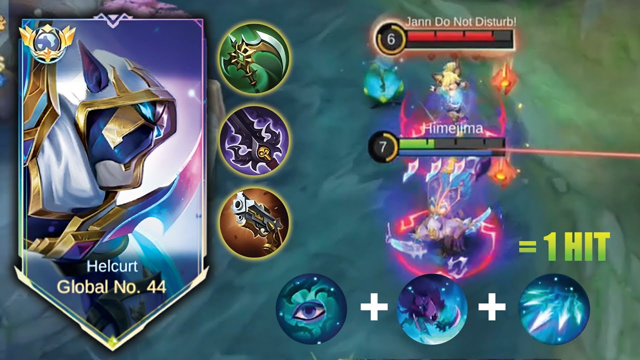 TOP GLOBAL HELCURT COMBO 1 HIT💥 HELCURT BEST BUILD 2024 - MOBILE ...