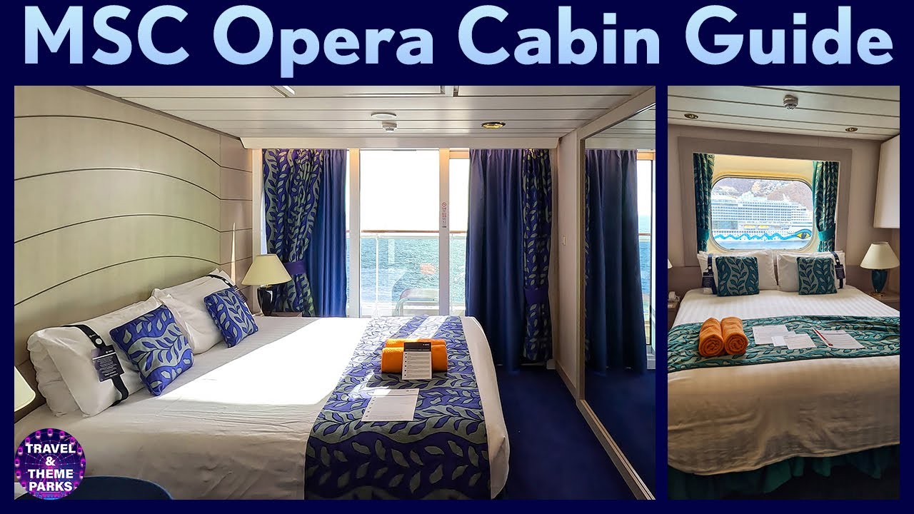 MSC Opera Cabin Guide and Overview 🚢 Interior | Ocean View | Balcony ...