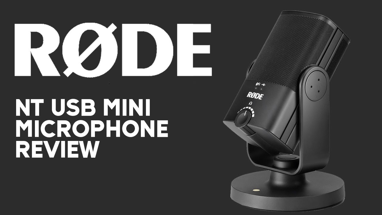 Review: RØDE NT-USB Mini Condenser Microphone - YouTube