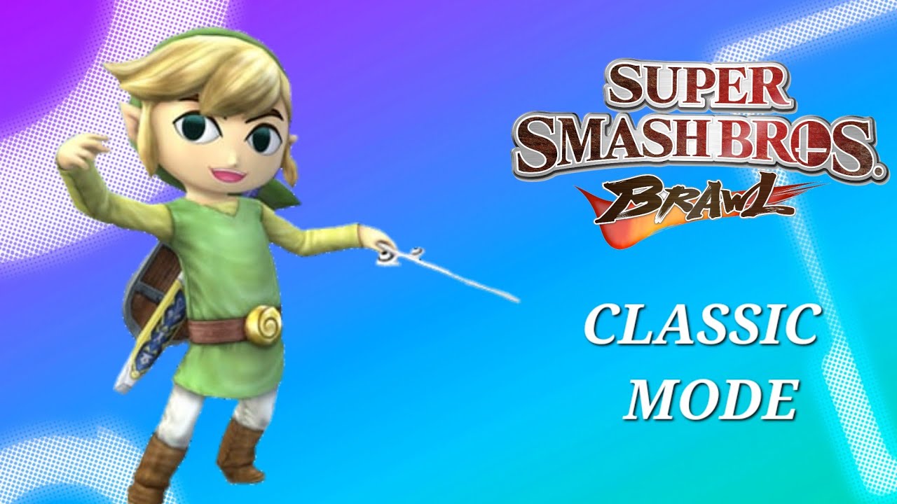 Super Smash Bros Brawl Classic Mode Toon Link - YouTube