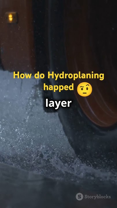 How do Hydroplaning happen🧐 - YouTube