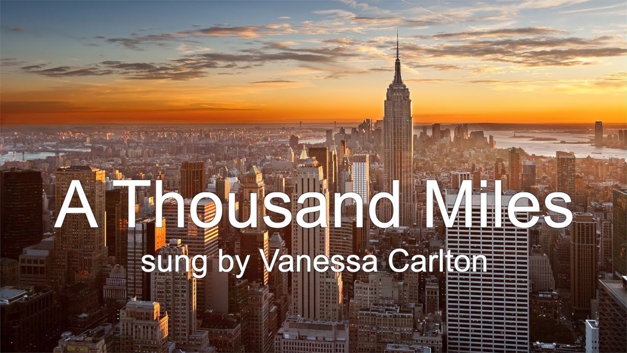 [和訳]A Thousand Miles - Vanessa Carlton - YouTube