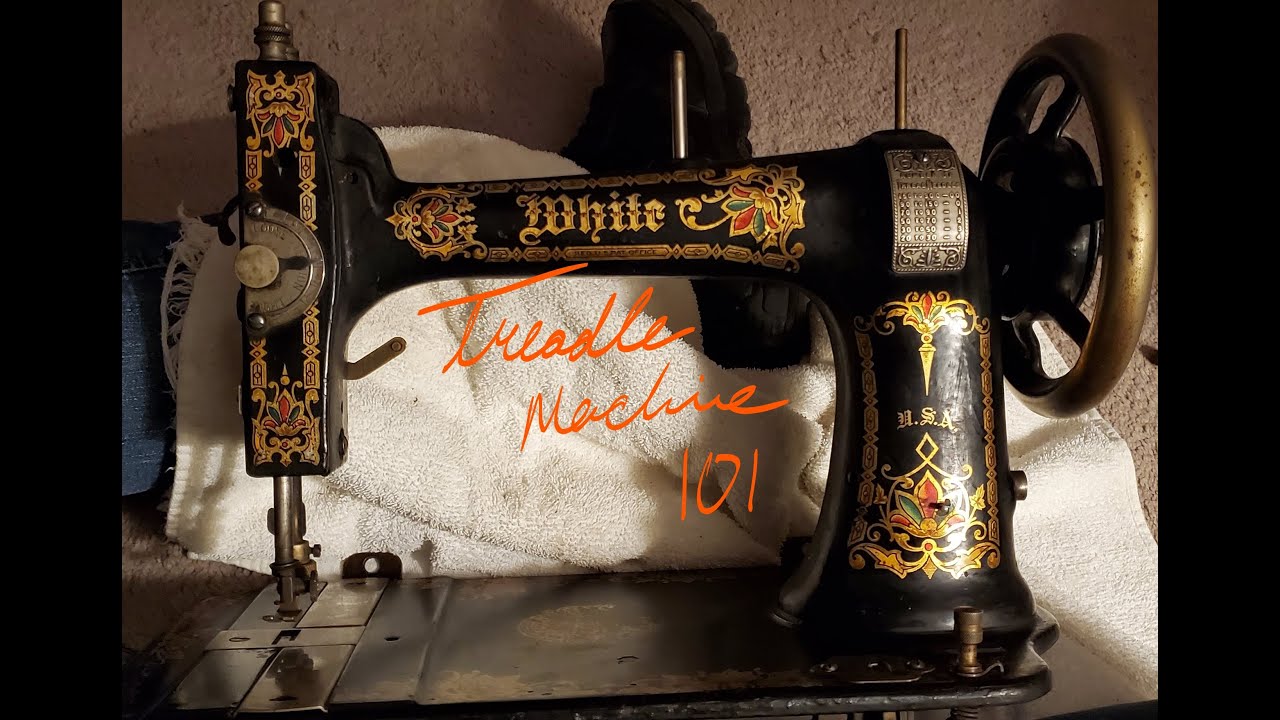 White Treadle Machine 101 - YouTube