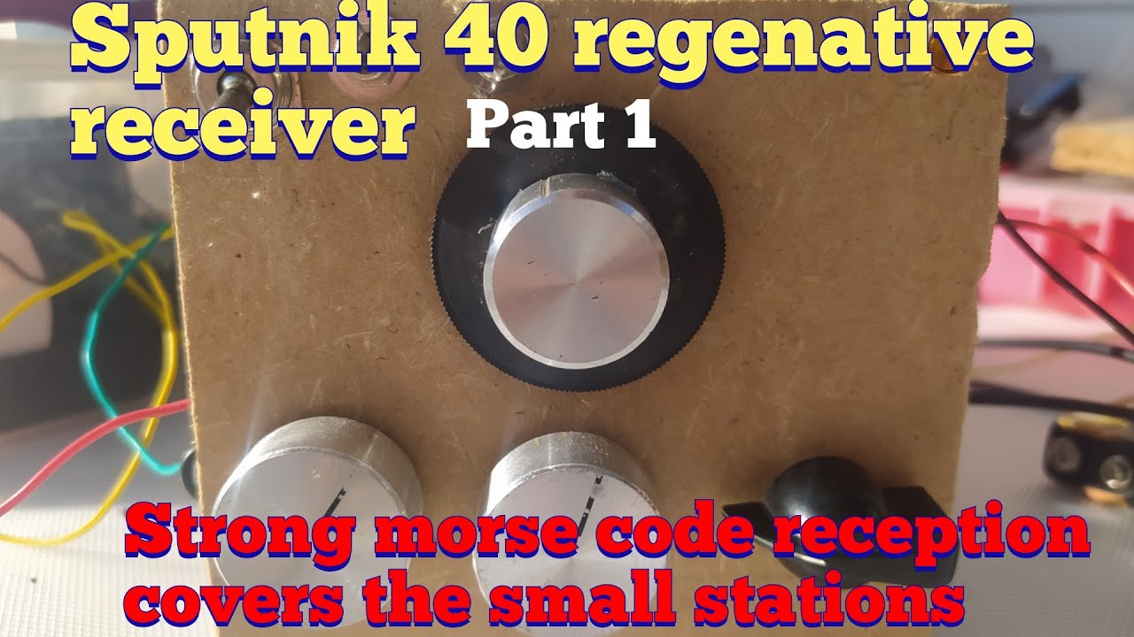 Very strong morse code signal (sputnik 40) - YouTube