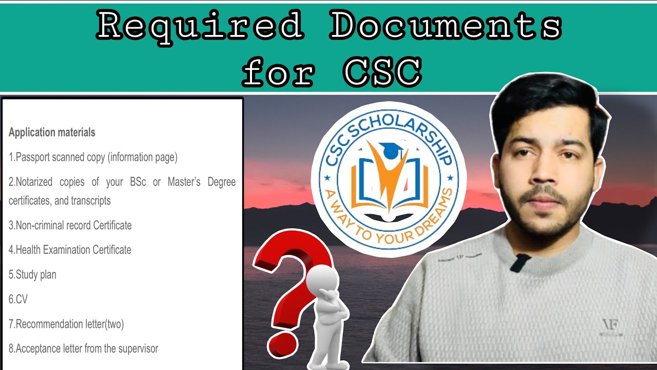 CSC Scholarship Required Documents and Age Criteria 2024 - YouTube
