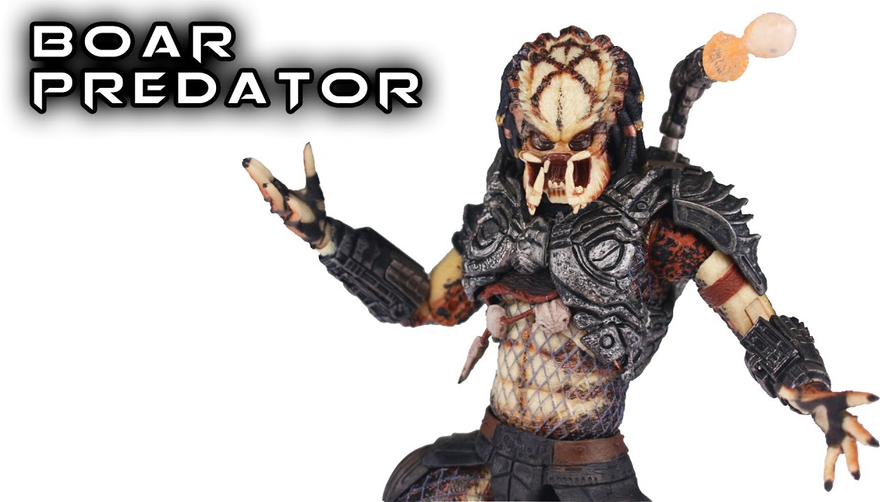 NECA BOAR PREDATOR Ultimate Predator 2 Action Figure Review - YouTube