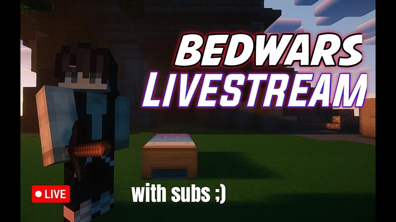 Minecraft bedwars live clutching with subs #live #bedwars #minecraft ...