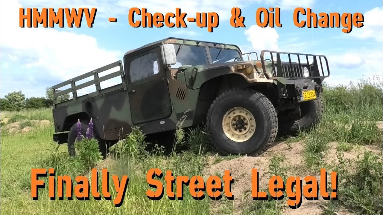 HMMWV - Full Oil and Filter Change - Checkup before Hitting The Road ...