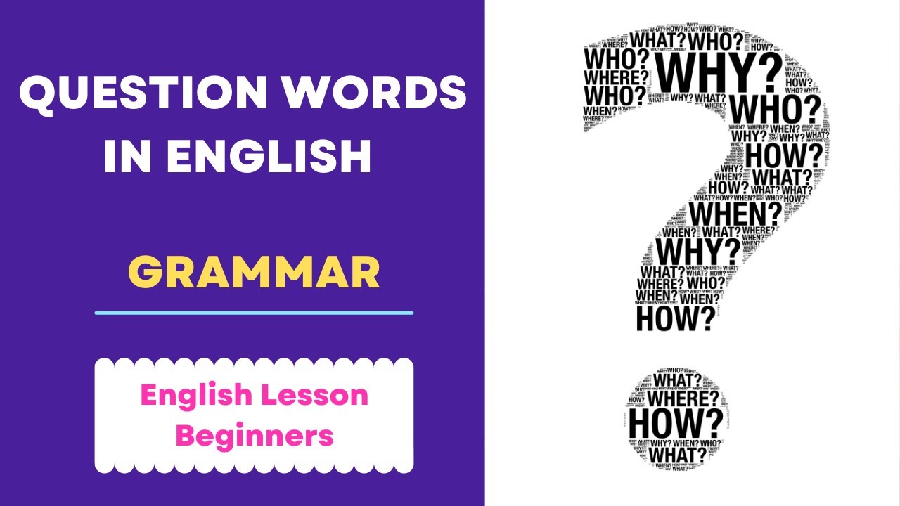 QUESTION WORDS IN ENGLISH || WH QUESTIONS || GRAMMAR || - YouTube
