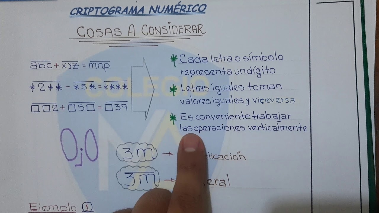 RM (Criptograma numerico) - YouTube