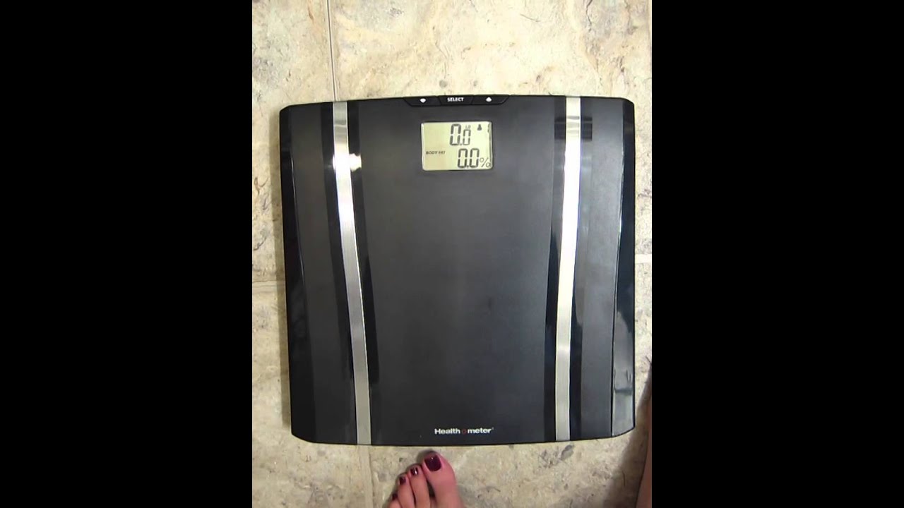 Health O Meter Hydration and Body Fat Digital Scale - YouTube