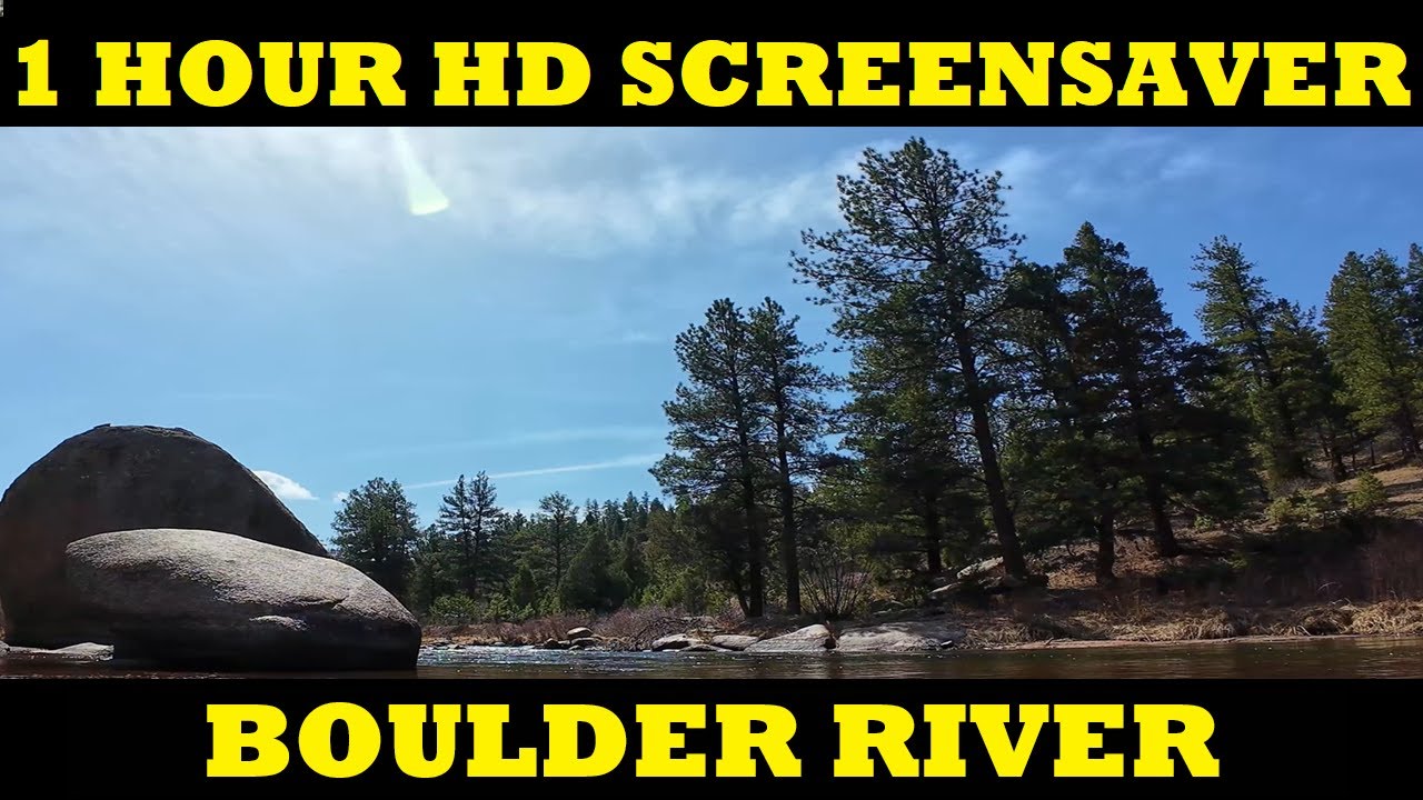 Boulder River | Peaceful and Relaxing River Sounds and Ambiance | 1 ...