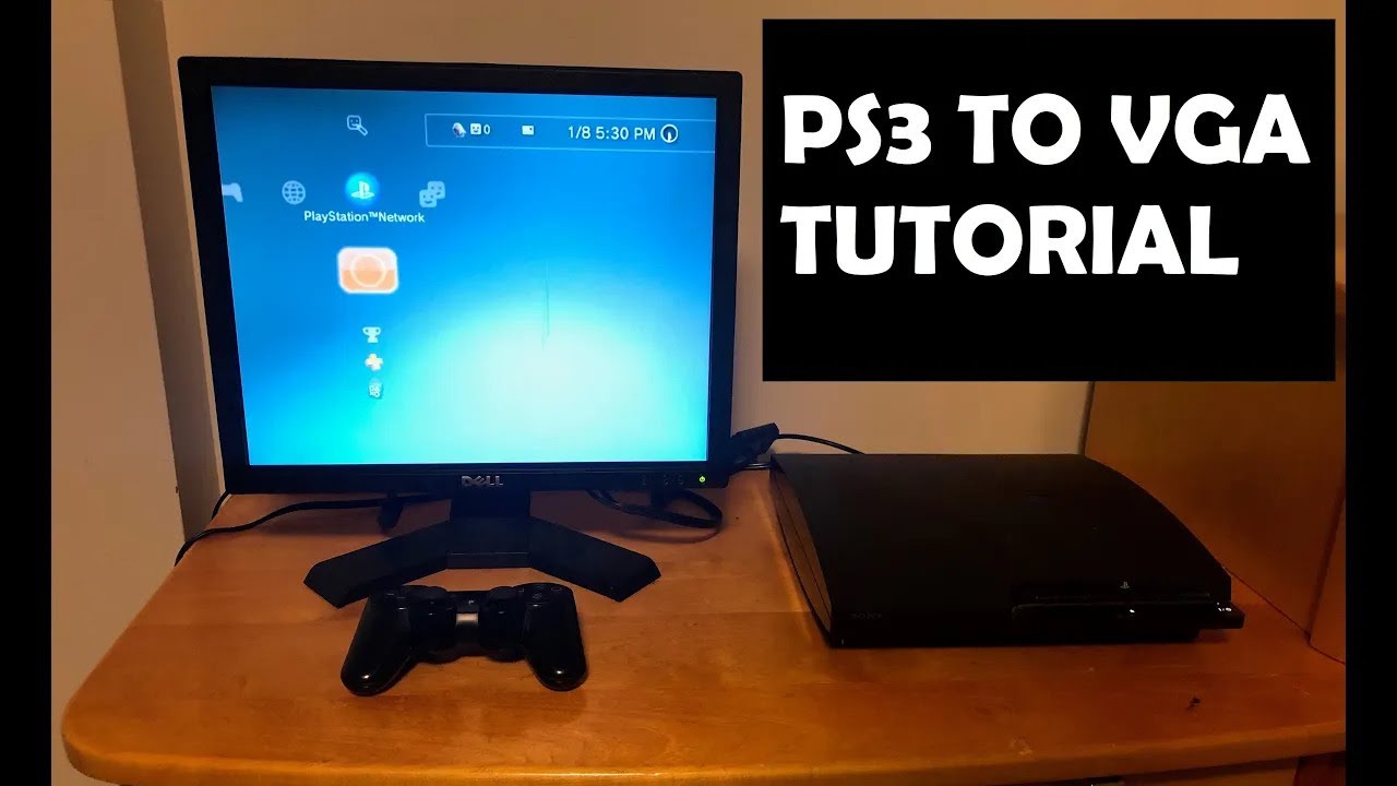 PS3 VGA Tutorial 2024! *NEW! How to play your PS3 on a vga monitor or ...