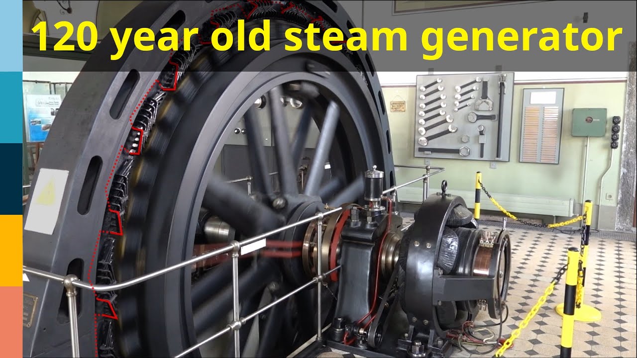 Can a 1904 steam AC generator power a modern appliance? - YouTube