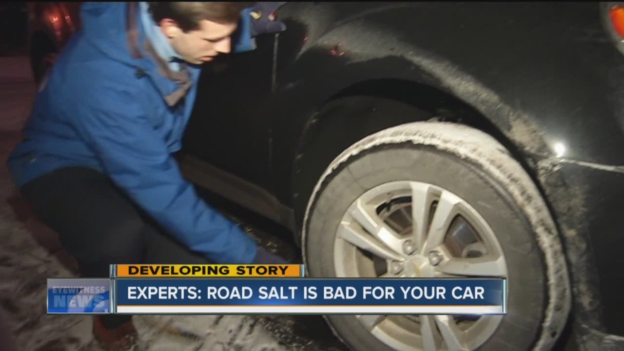 Experts say road salt is bad for your car - YouTube