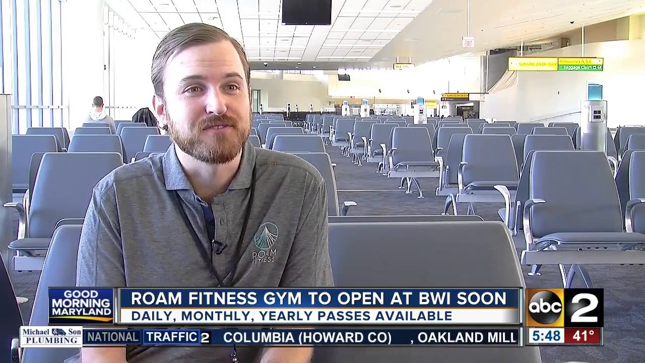 Roam Fitness Gym to open at BWI Airport - YouTube