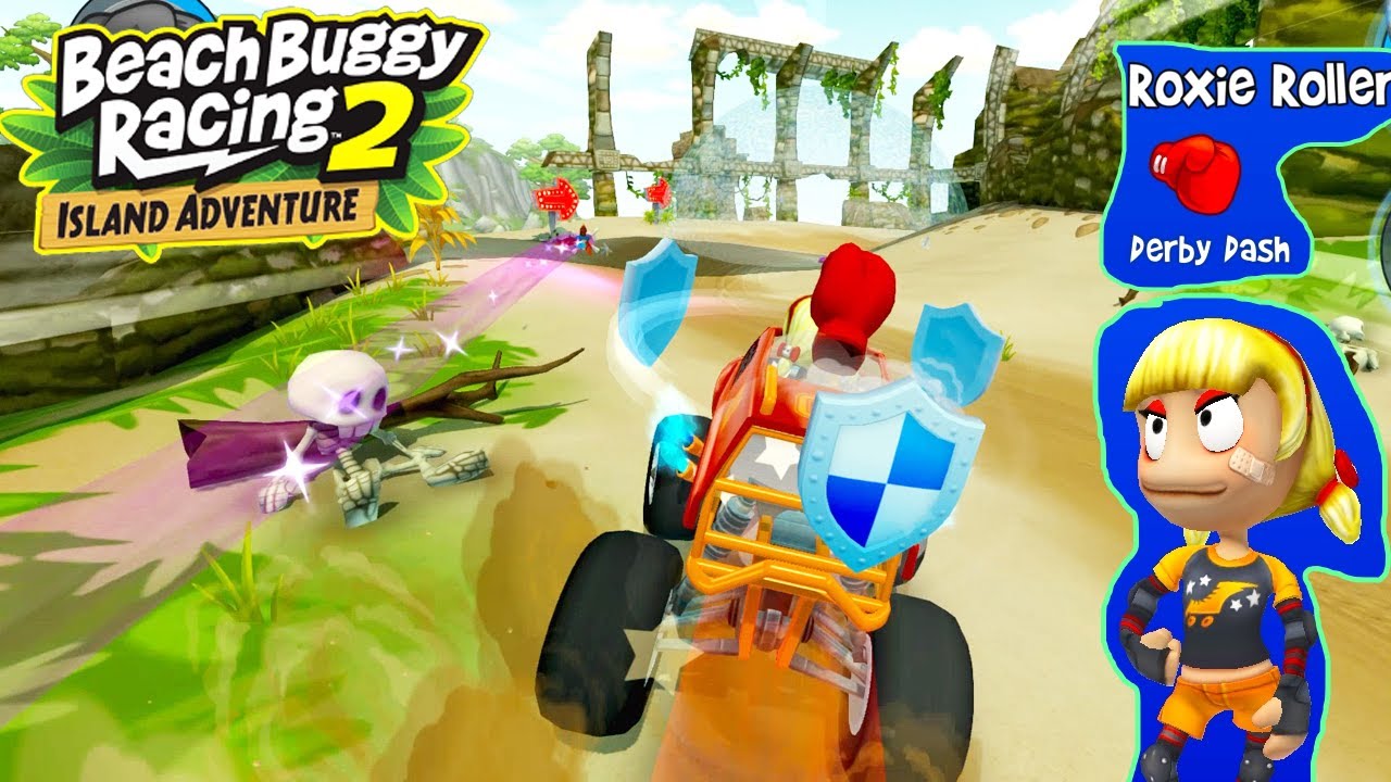 Beach Buggy Racing 2 Island Adventure Race Cup Roxie Roller + Skull ...