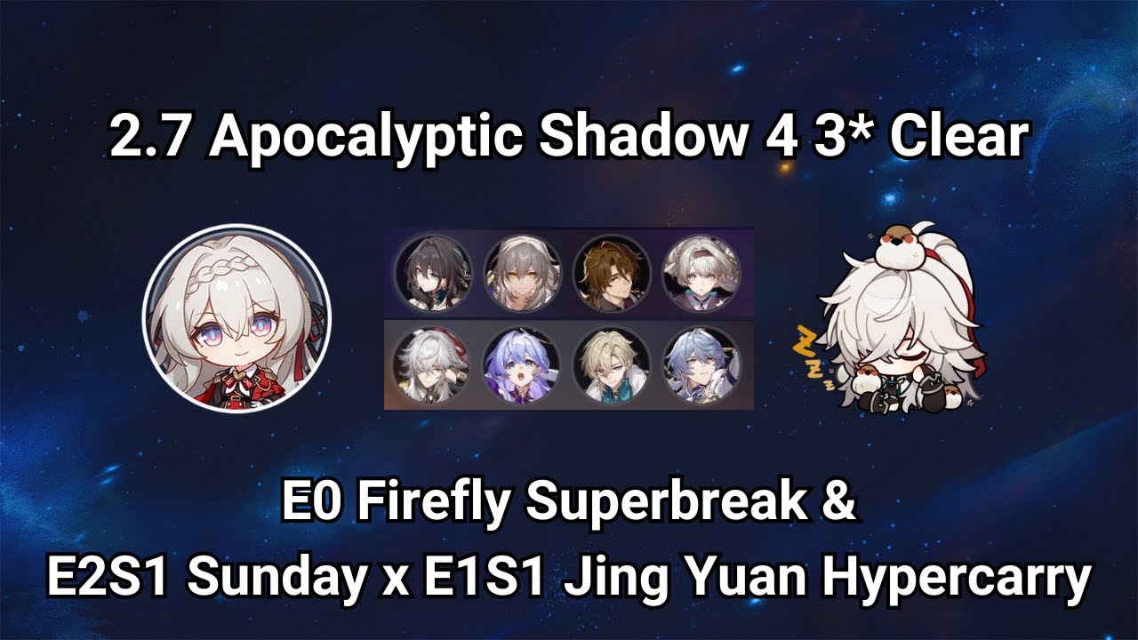 E0 Firefly Superbreak & E2S1 Sunday x E1S1 Jing Yuan Hypercarry ...