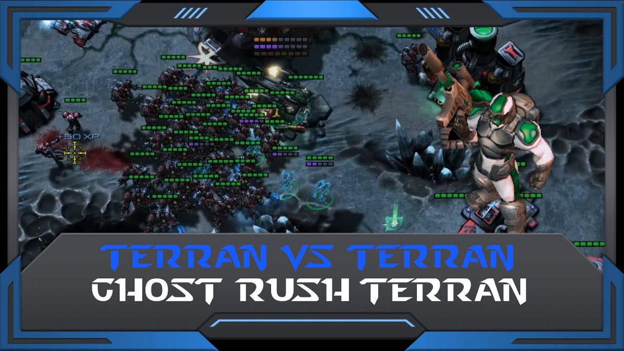 StarCraft 2 (RuFF Highlight): Ghost Rush Terran - YouTube