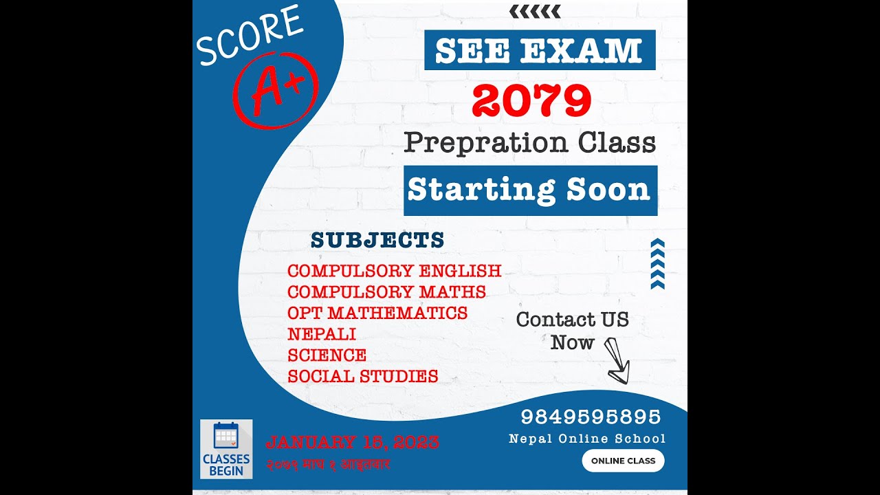 SEE 2079 preparation class || SEE 2079 Question Answer || SEE 2079 Exam ...