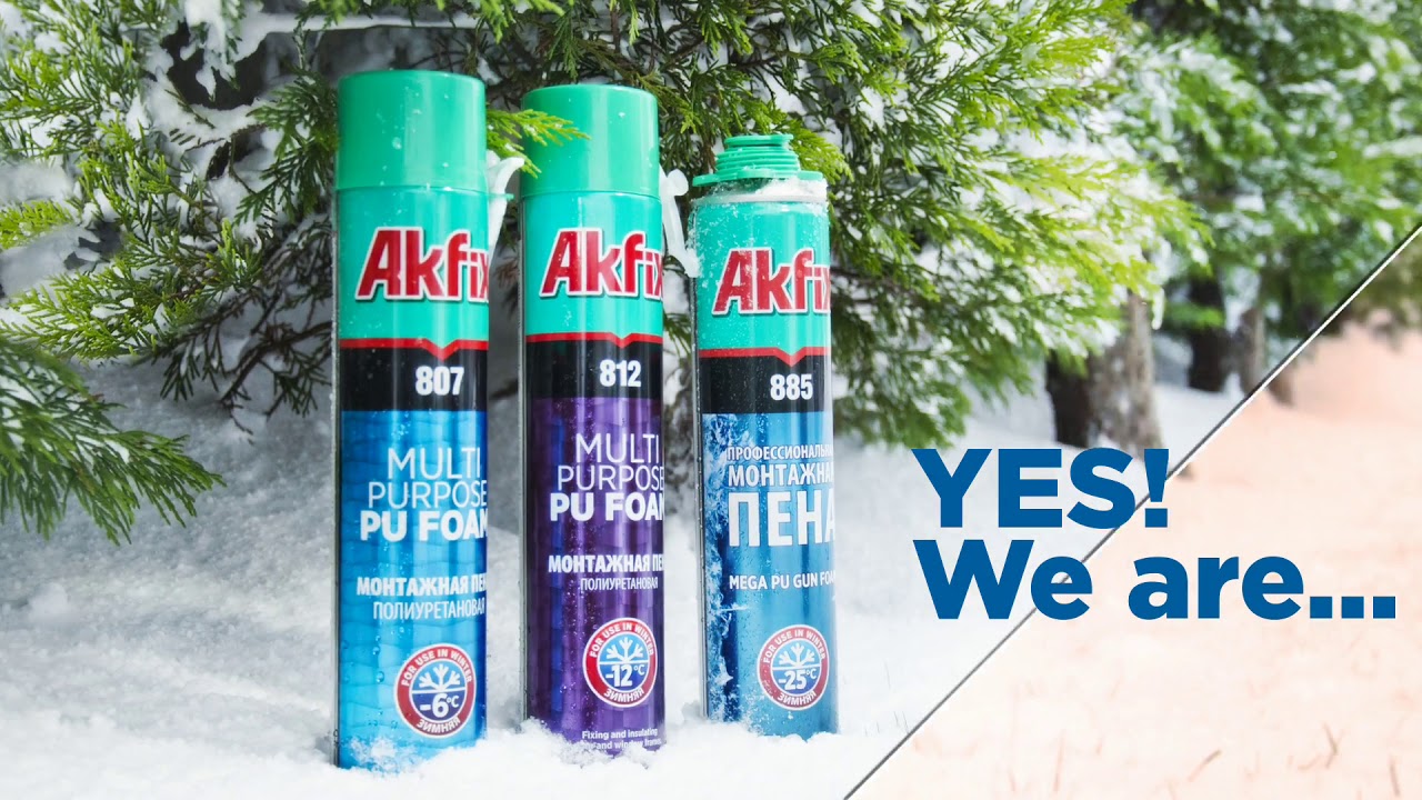 Akfix Winter Foam - YouTube