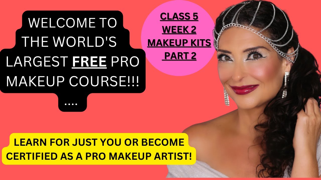 WORLD'S LARGEST FREE PRO MAKEUP COURSE, WEEK 2, CLASS 5, WHAT TO PUT IN YOUR KIT PART 2 - YouTube