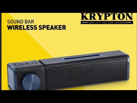 KRYPTON Sound Bar unboxing and installation information. - YouTube